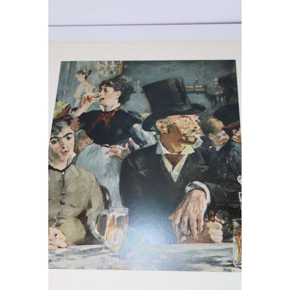 Edouard Manet | Art | Manet Print At The Cafe Edouard Vintage 3369 ...